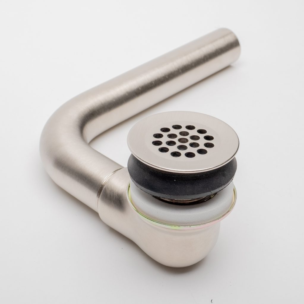 19-HOLE FLAT OFFSET GRID STRAINER WHEELCHAIR LAVATORY DRAIN ASSEMBLY ...