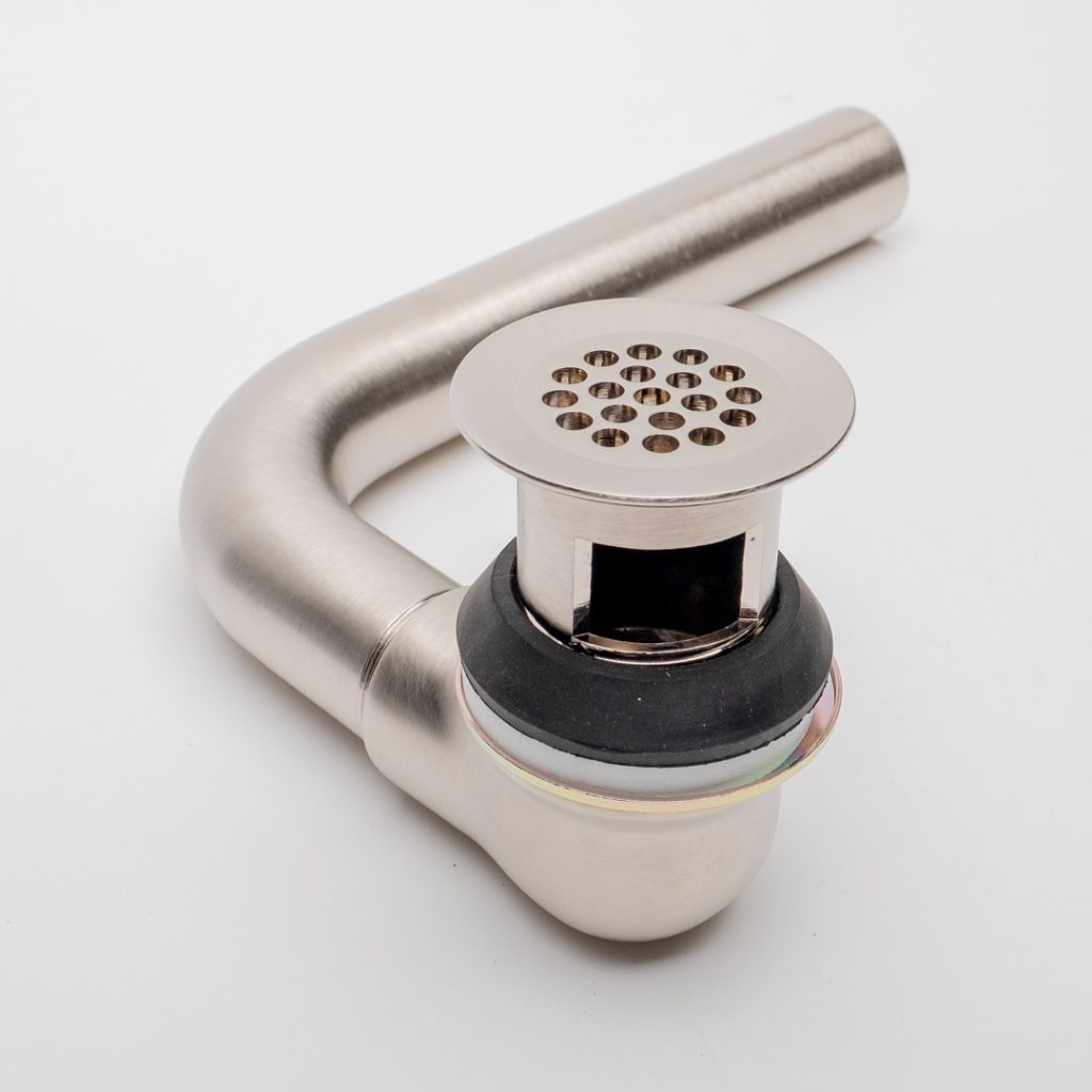 19-HOLE FLAT OFFSET GRID STRAINER WHEELCHAIR LAVATORY DRAIN ASSEMBLY ...