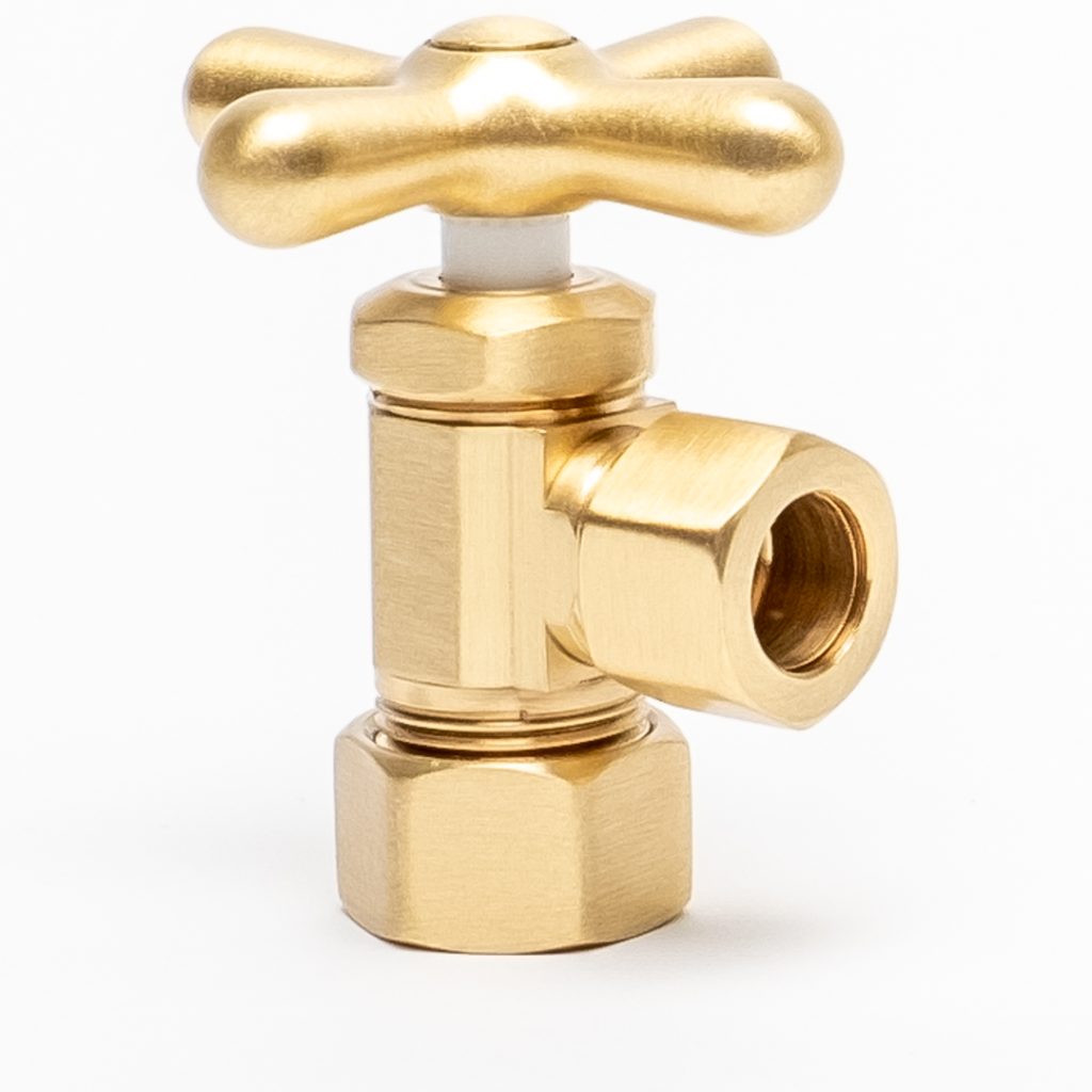 1/2 INCH NOM. COMPRESSION X 1/2 INCH O.D. COMPRESSION MULTI-TURN ANGLE ...