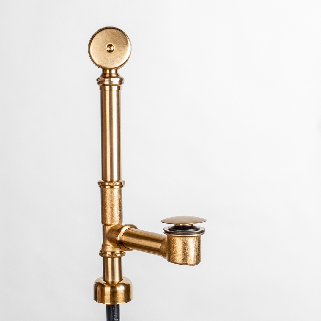 PIVOTING TOE OPERATED WASTE AND OVERFLOW WITH 1-HOLE FACEPLATE ...