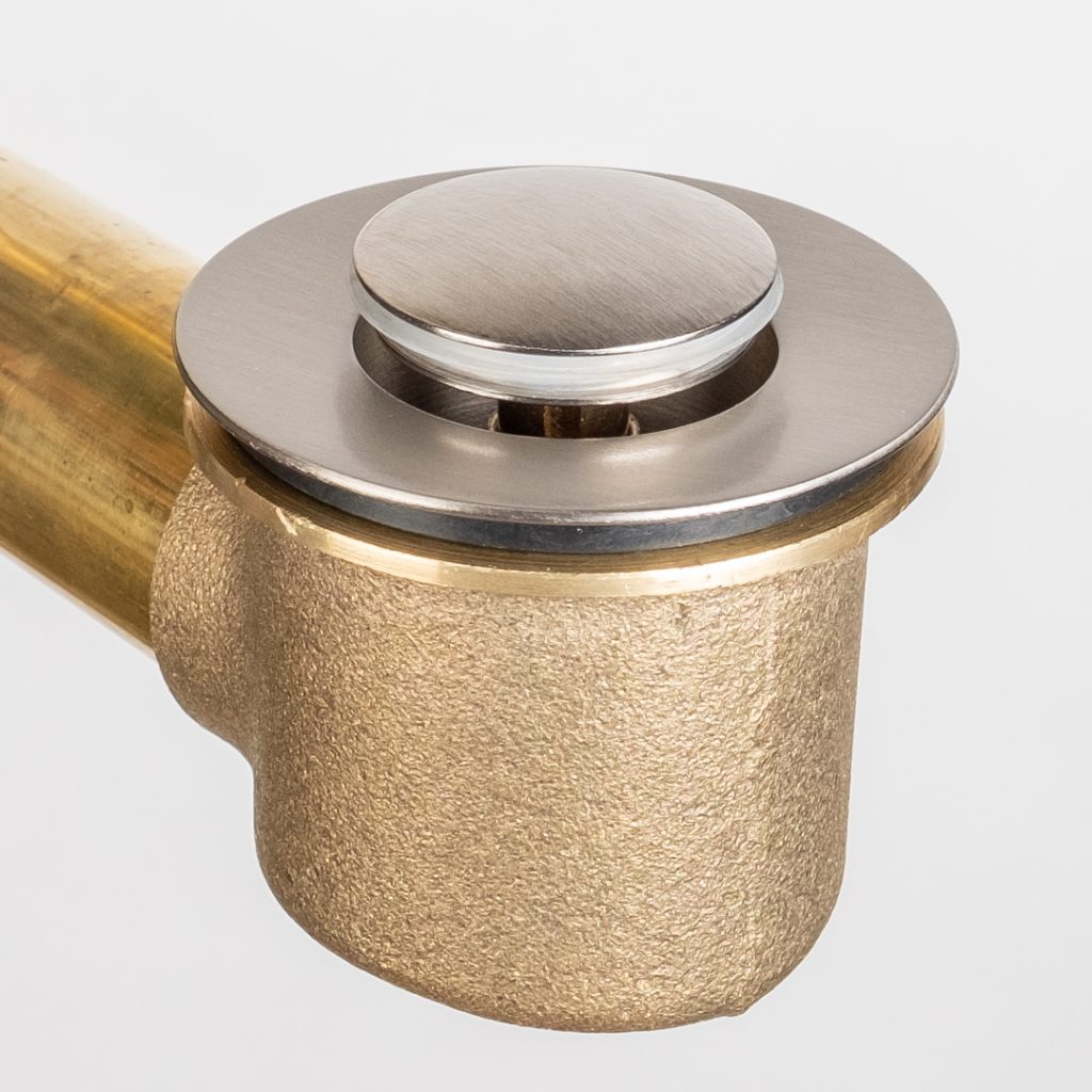 FLUSH TOE OPERATED BATHTUB WASTE AND OVERFLOW DRAIN WITH NO-HOLE ...