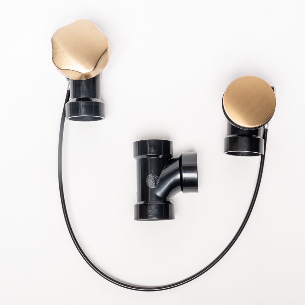 FITS 12-22 INCH CABLE OPERATED BATHTUB WASTE AND OVERFLOW DRAIN ...