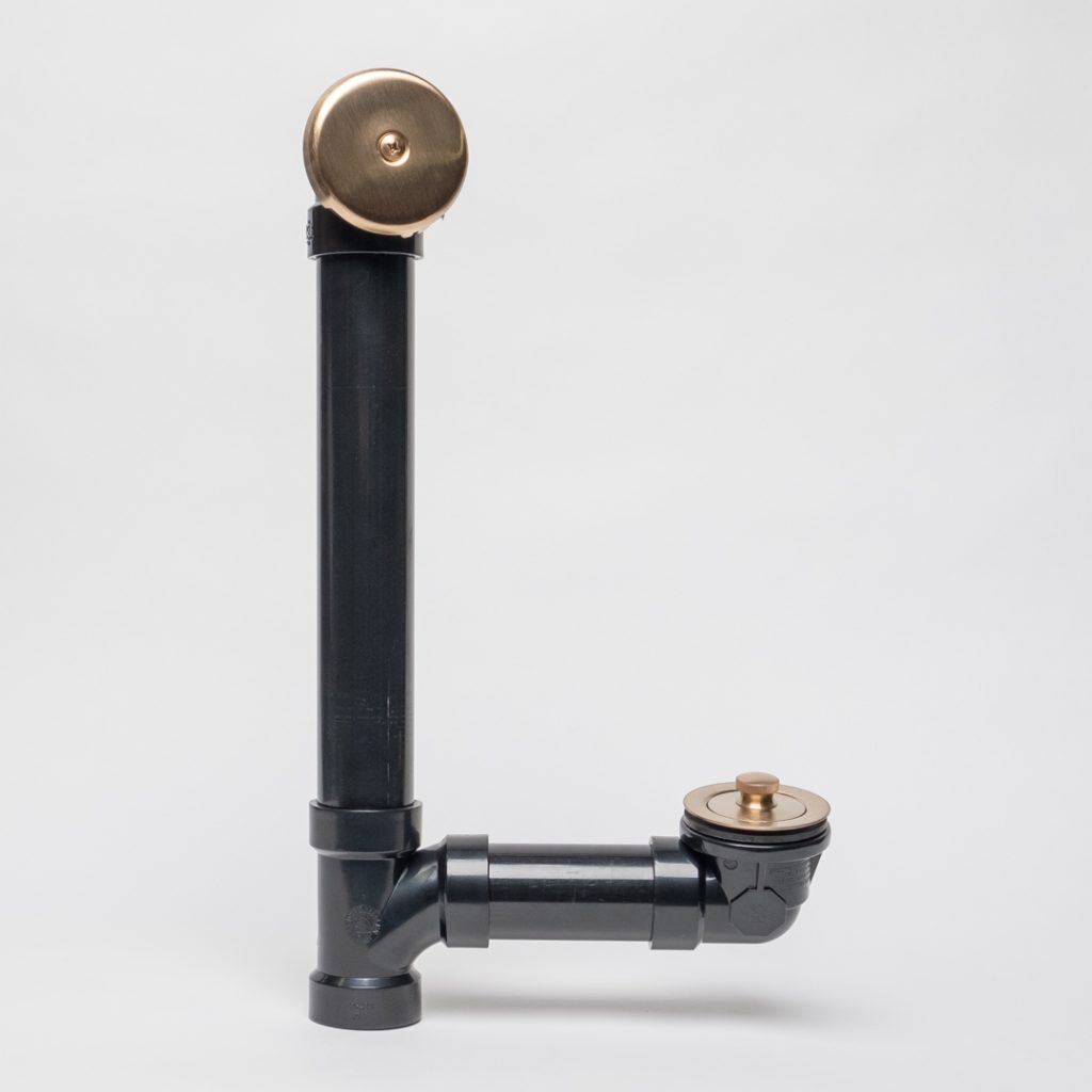 SCH. 40 ABS LIFT & TURN WASTE AND OVERFLOW WITH 1-HOLE FACEPLATE ...