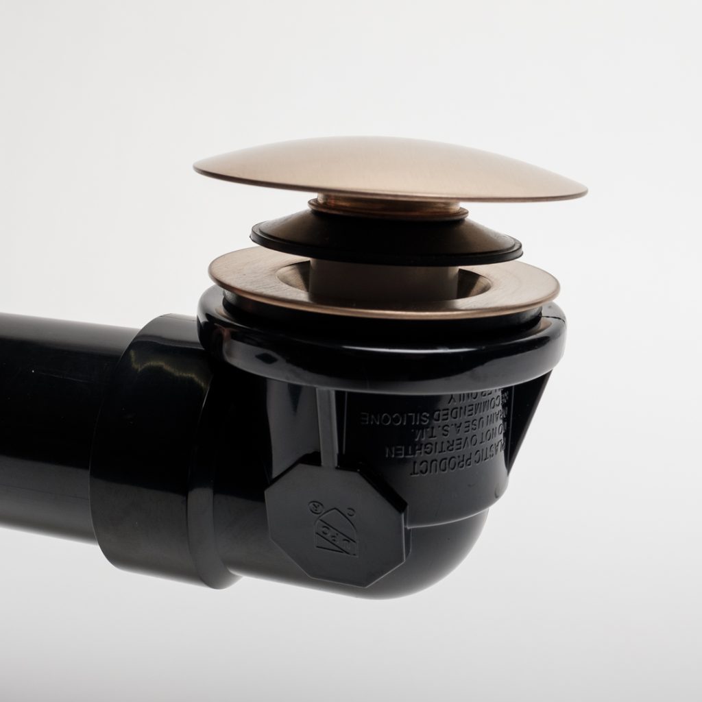 SCH. 40 ABS TOE OPERATED WASTE AND OVERFLOW WITH 2-HOLE FACEPLATE ...