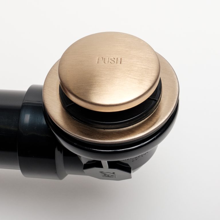 SCH. 40 ABS TOE OPERATED WASTE AND OVERFLOW WITH 2-HOLE FACEPLATE ...