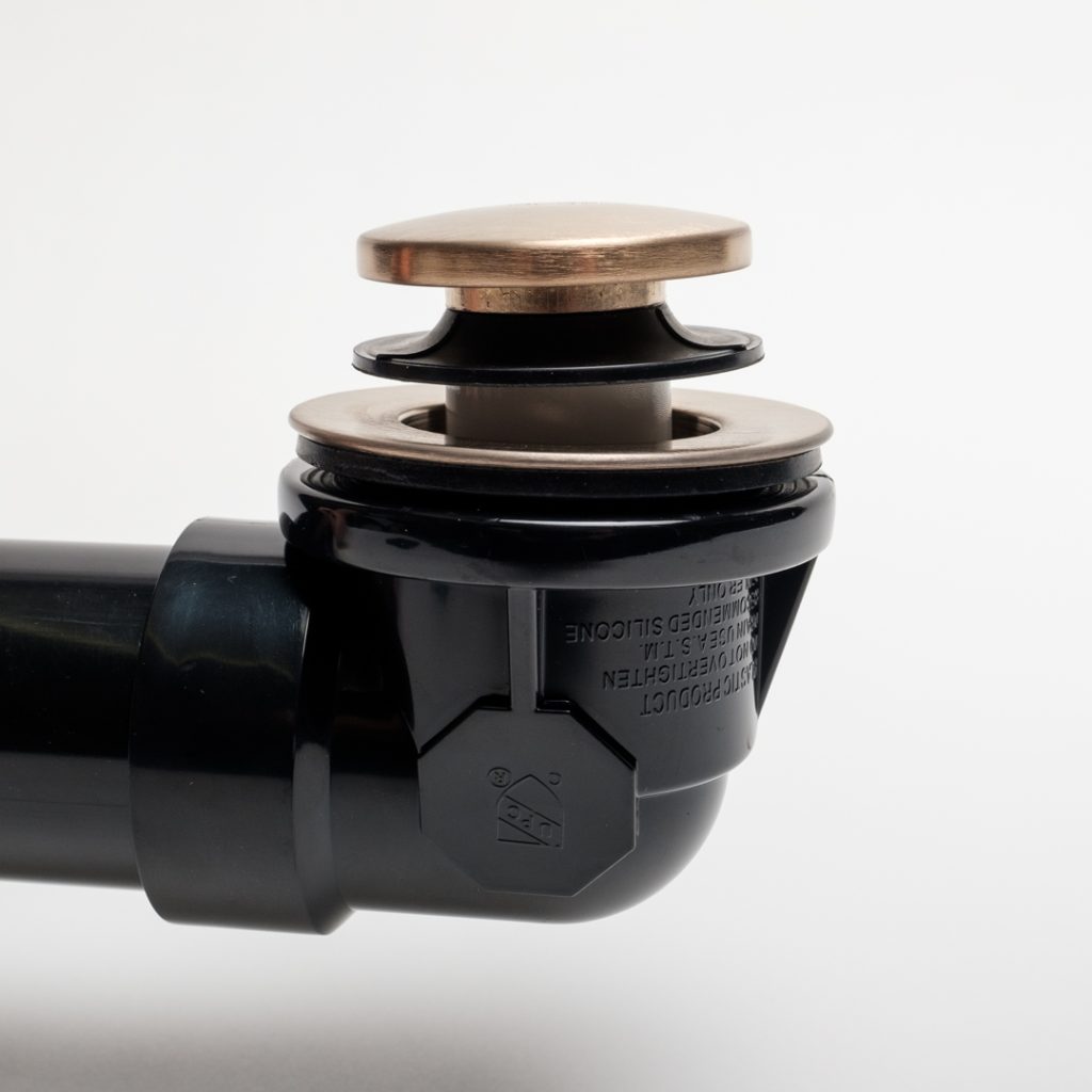 SCH. 40 ABS TOE OPERATED WASTE AND OVERFLOW WITH 2-HOLE FACEPLATE ...