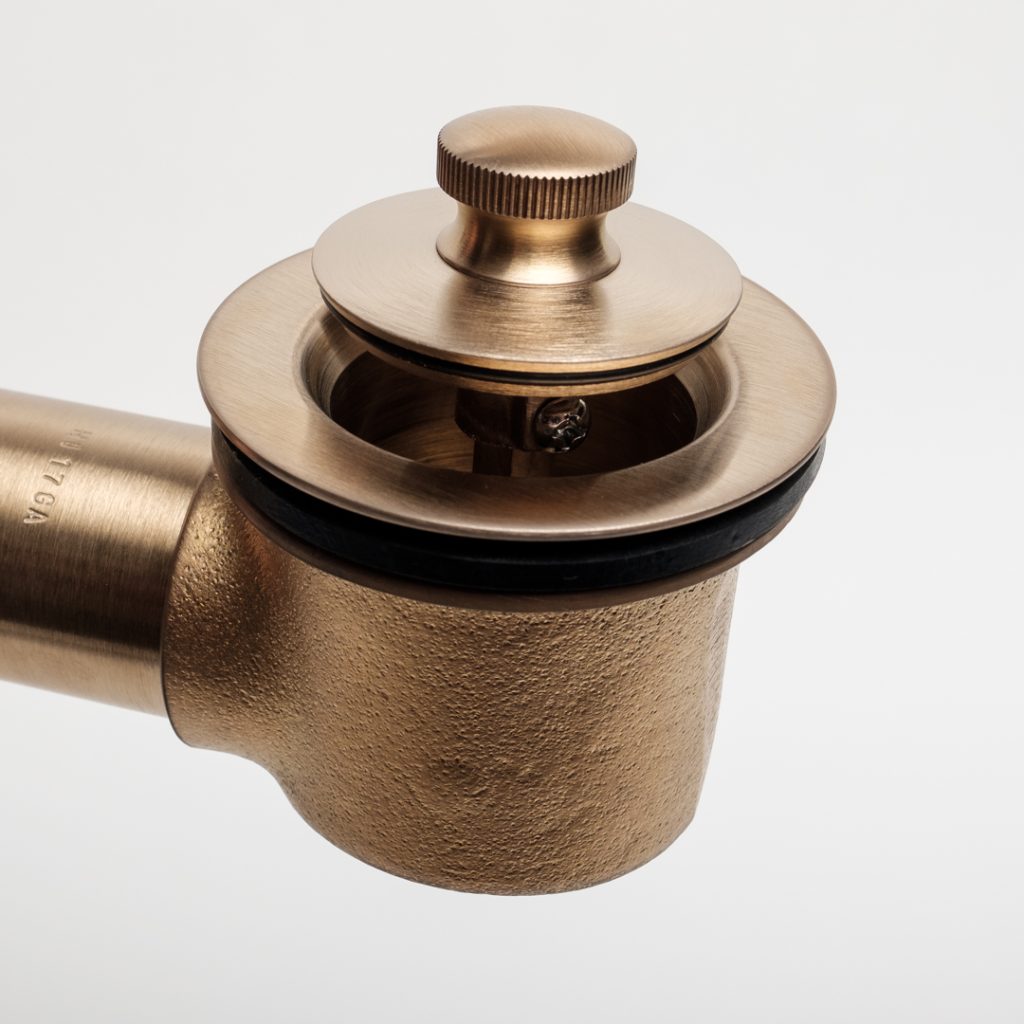 LIFT & TURN STYLE BATHTUB WASTE AND OVERFLOW DRAIN WITH 2-HOLE ...