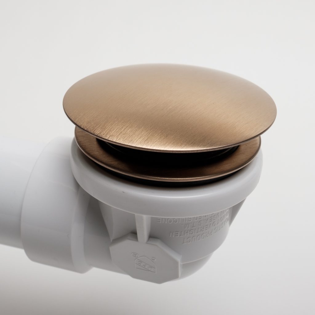 SCH. 40 PVC TOE OPERATED WASTE AND OVERFLOW WITH 1-HOLE FACEPLATE ...