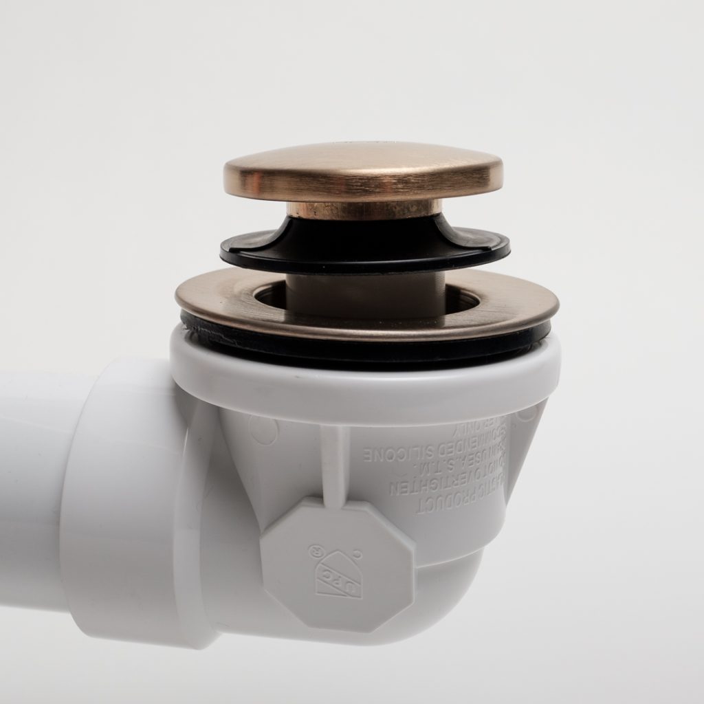 SCH. 40 PVC TOE OPERATED WASTE AND OVERFLOW WITH 2-HOLE FACEPLATE ...