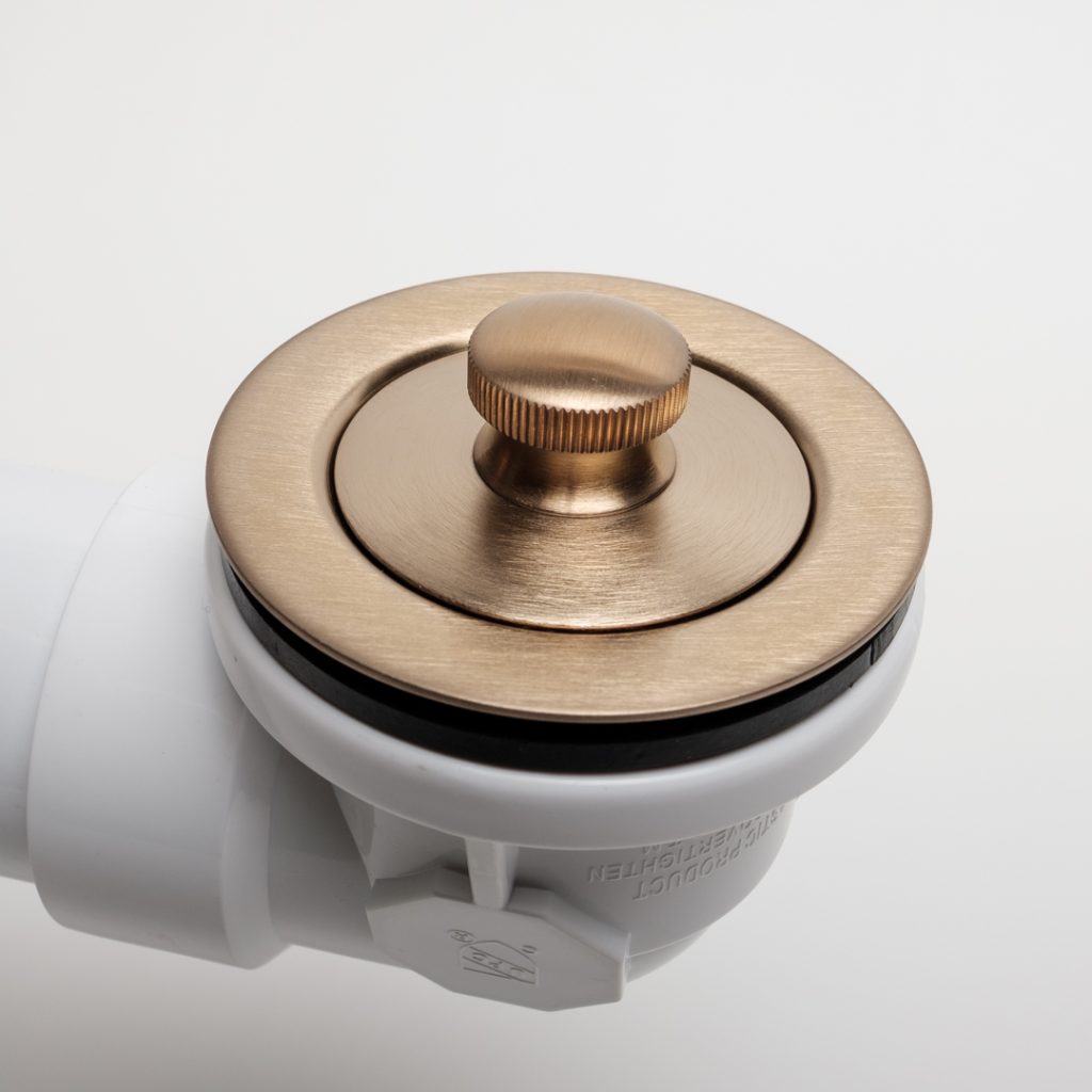 SCH. 40 PVC LIFT & TURN WASTE AND OVERFLOW WITH 1-HOLE FACEPLATE ...