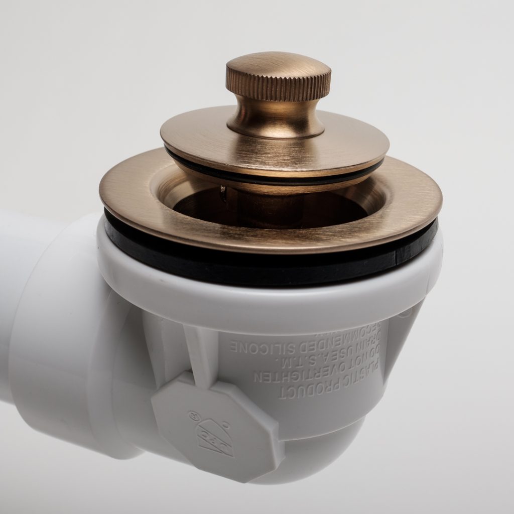 SCH. 40 PVC LIFT & TURN WASTE AND OVERFLOW WITH 1-HOLE FACEPLATE ...